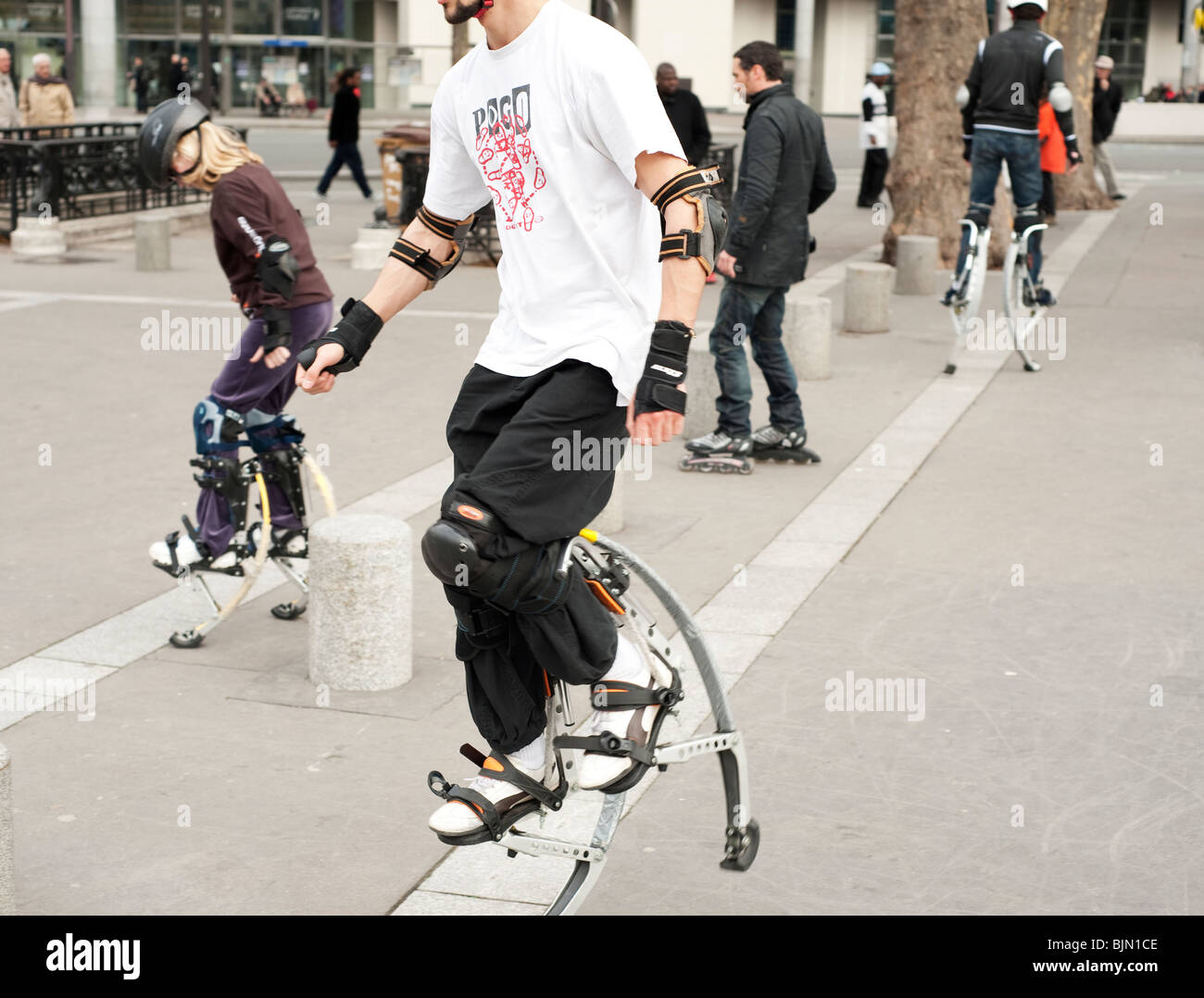 Jumping stilts france hi-res stock photography and images - Alamy