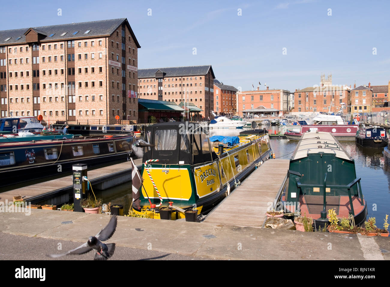 Gloucester Historic docks Gloucestershire england UK Stock Photo - Alamy