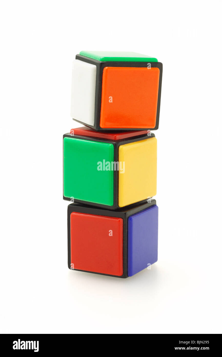 Three cubes Cut Out Stock Images & Pictures - Alamy