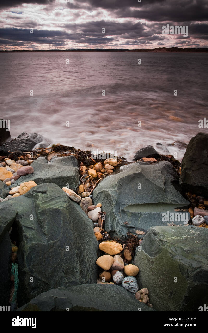 Beadnall Bay in Northumberland, England Stock Photo - Alamy