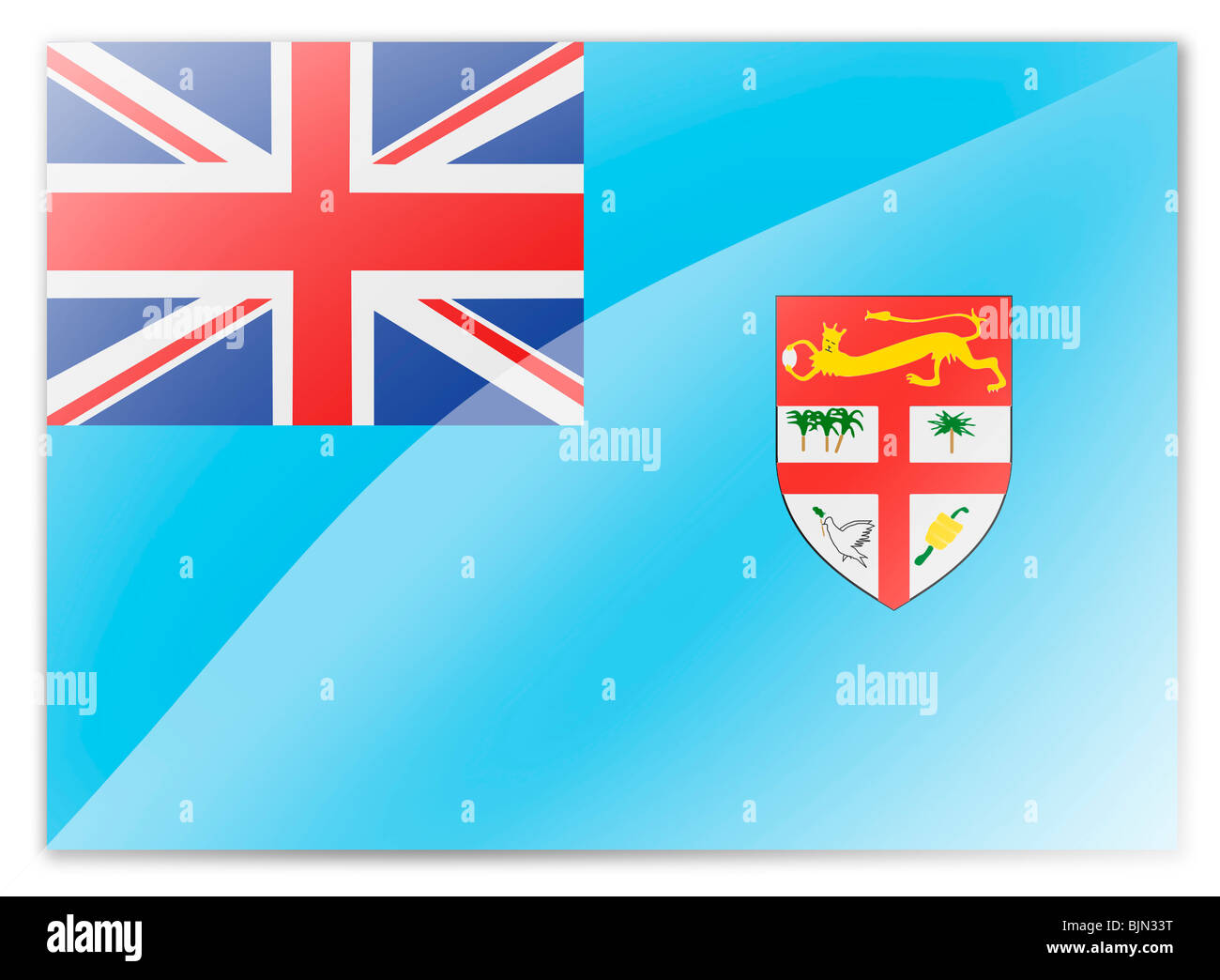 Fiji flag hi-res stock photography and images - Alamy