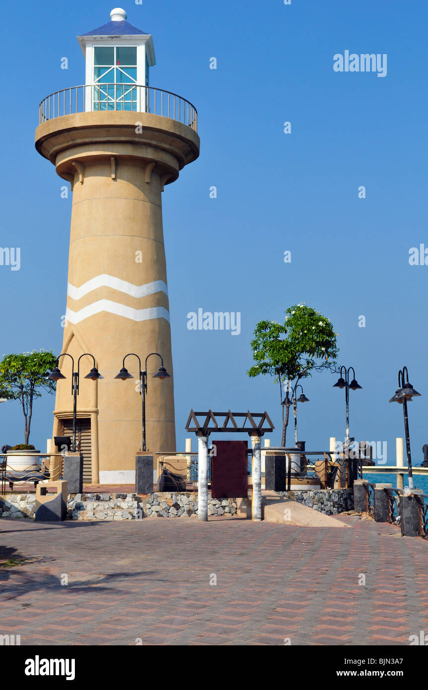 Lighthouse tower, Pattaya city, Thailand Stock Photo - Alamy