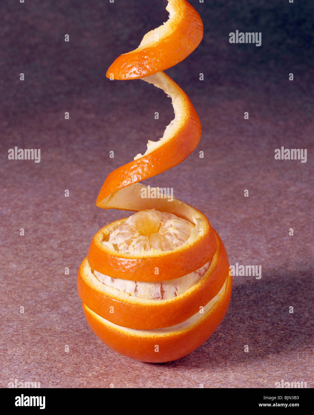 Peeled orange hi-res stock photography and images - Alamy