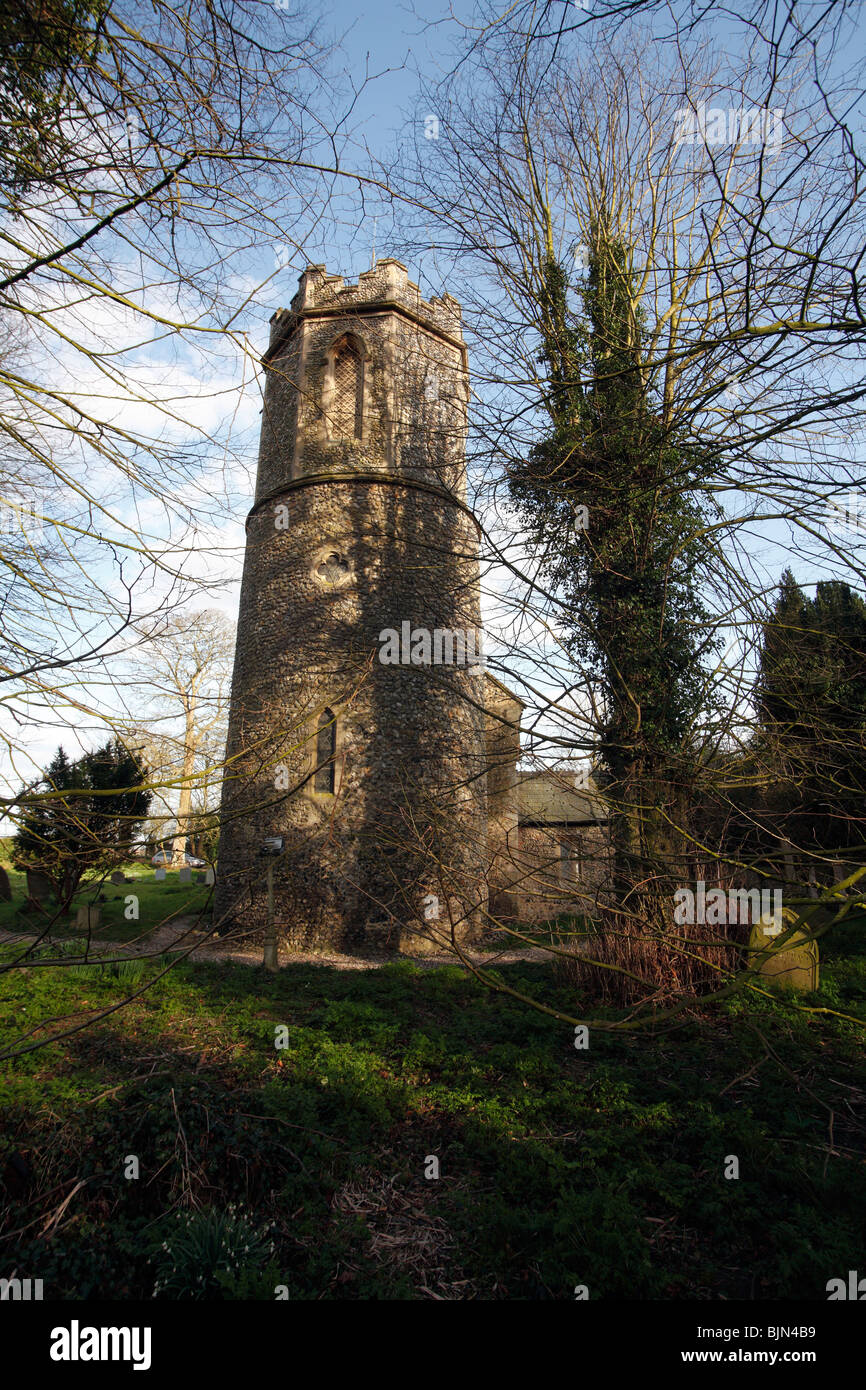 St Peter's Church, Clippesby Stock Photo - Alamy