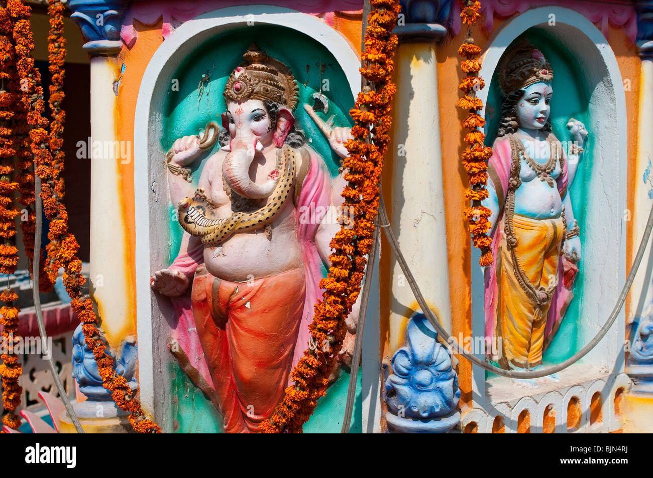 Hindu temple india goa hi-res stock photography and images - Alamy