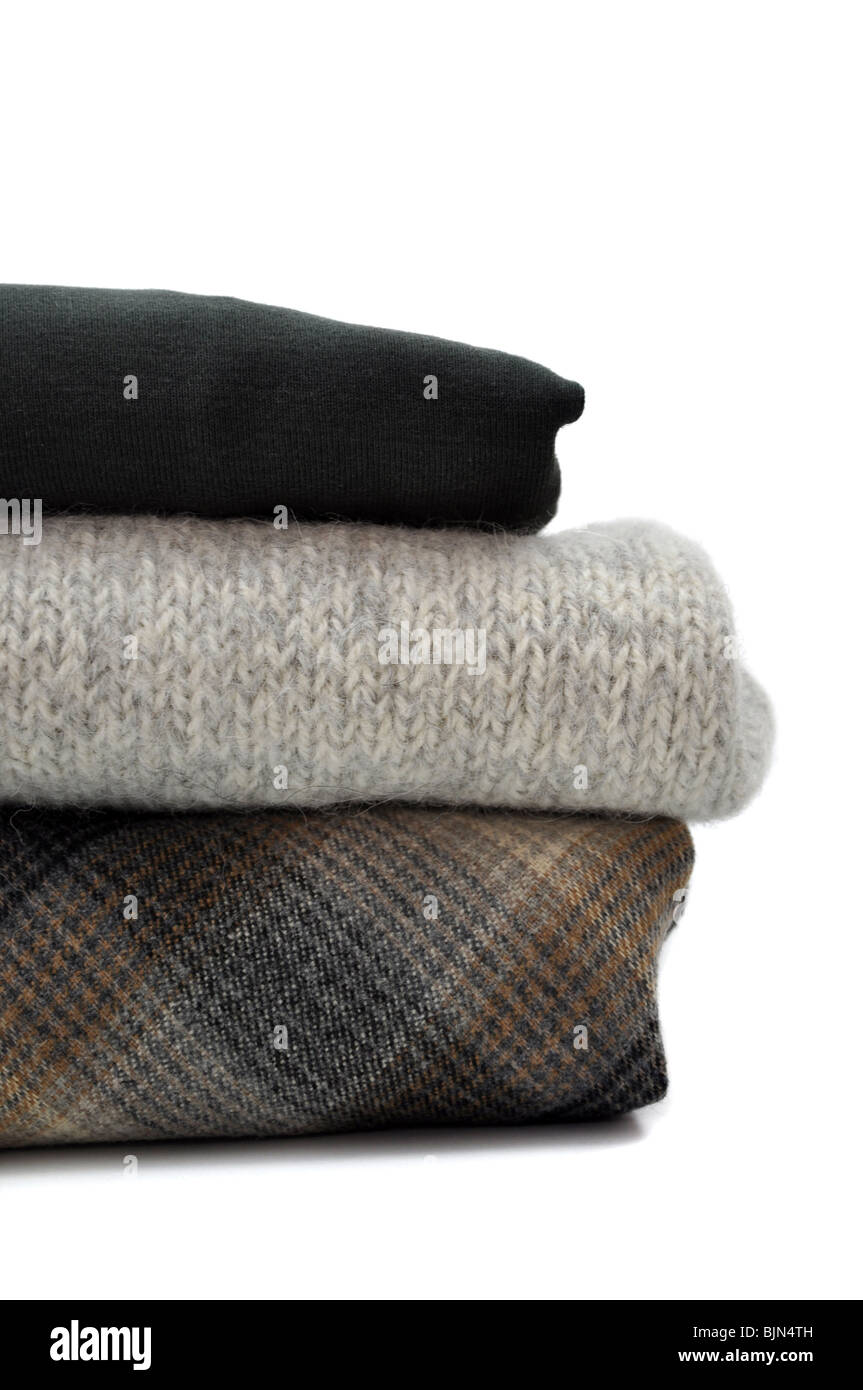 Folded knitwear isolated hi-res stock photography and images - Alamy