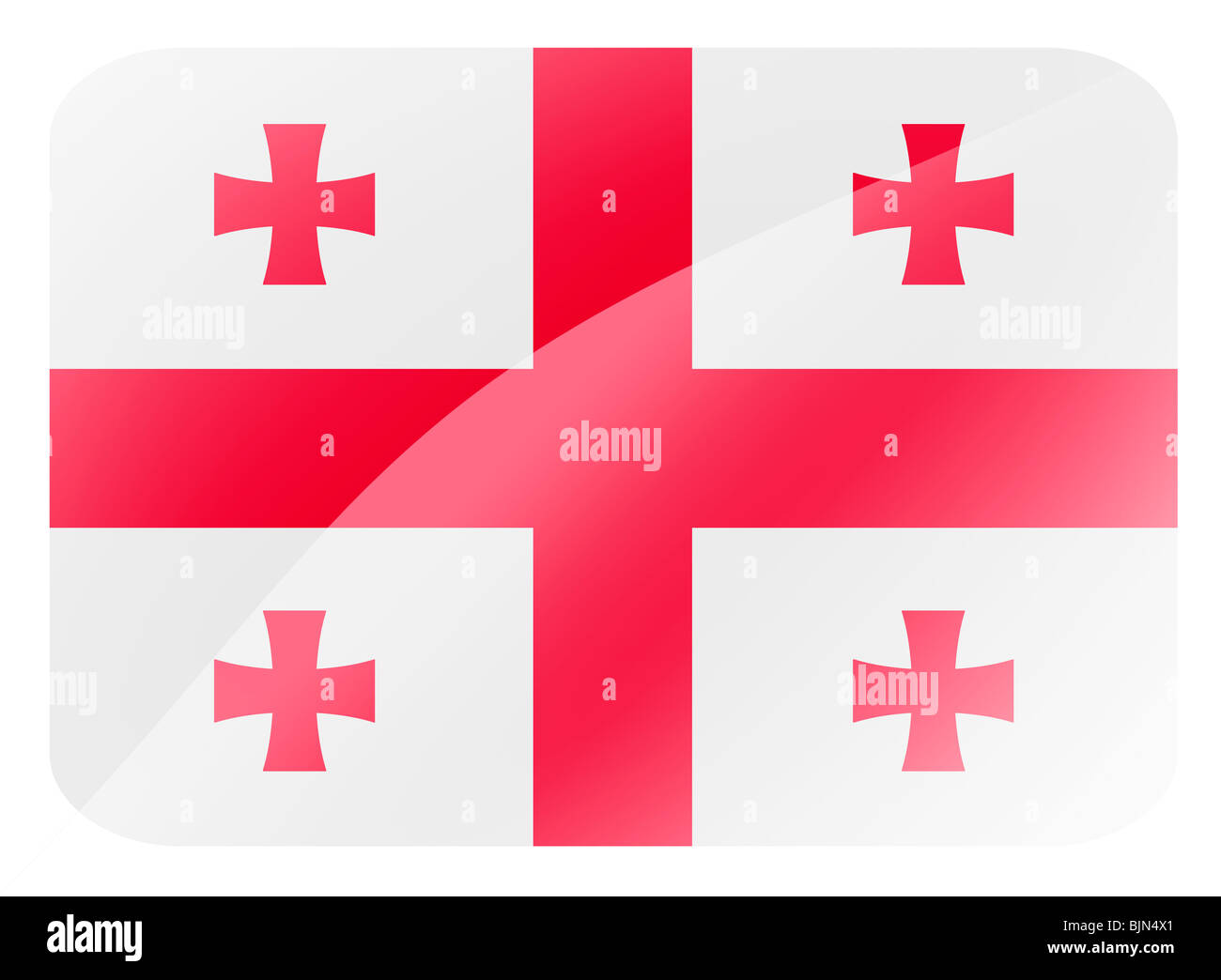 Georgia flag hi-res stock photography and images - Alamy