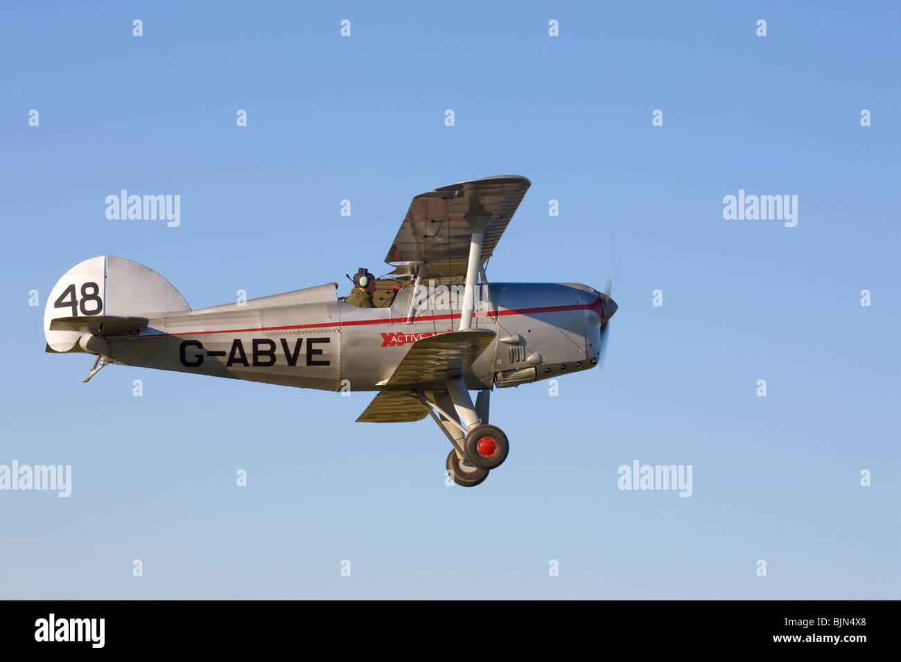 Arrow Active MkII G-ABVE in flight at Breighton Airfield Stock Photo ...