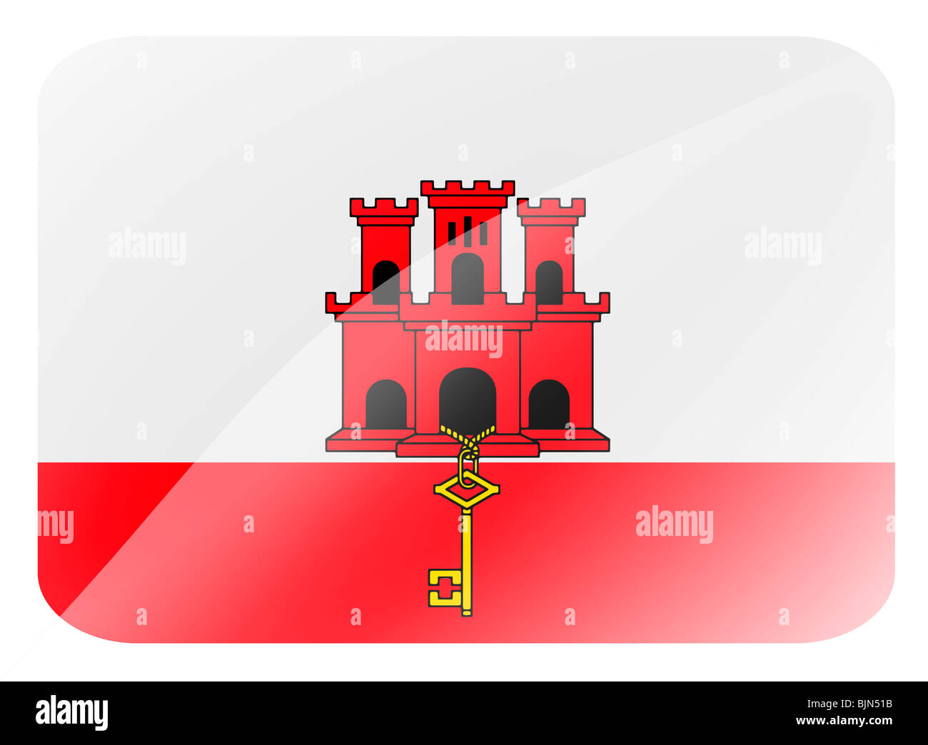 Gibraltar flag hi-res stock photography and images - Alamy