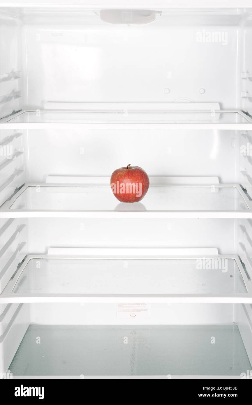 apple in the refrigerator Stock Photo - Alamy