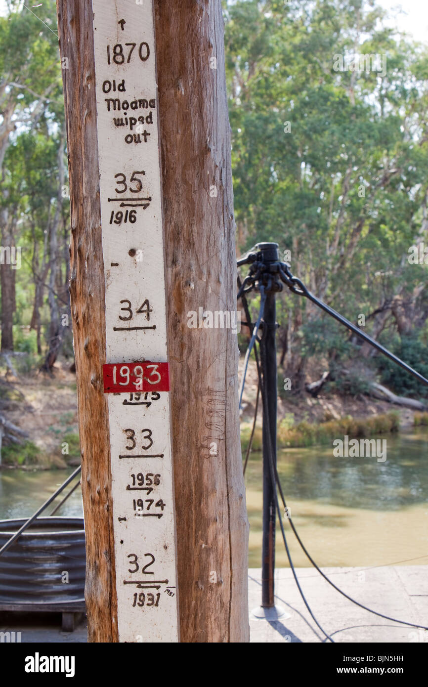 Flood water marker hi-res stock photography and images - Alamy