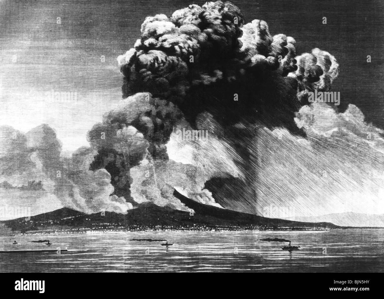 Vesuvius eruption hi-res stock photography and images - Alamy