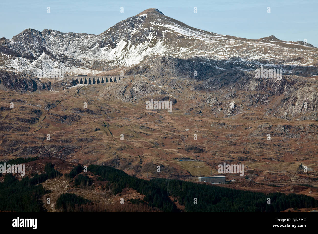 The Stwlan Dam and Ffestinioh Hydro Electric Power Station Stock Photo ...