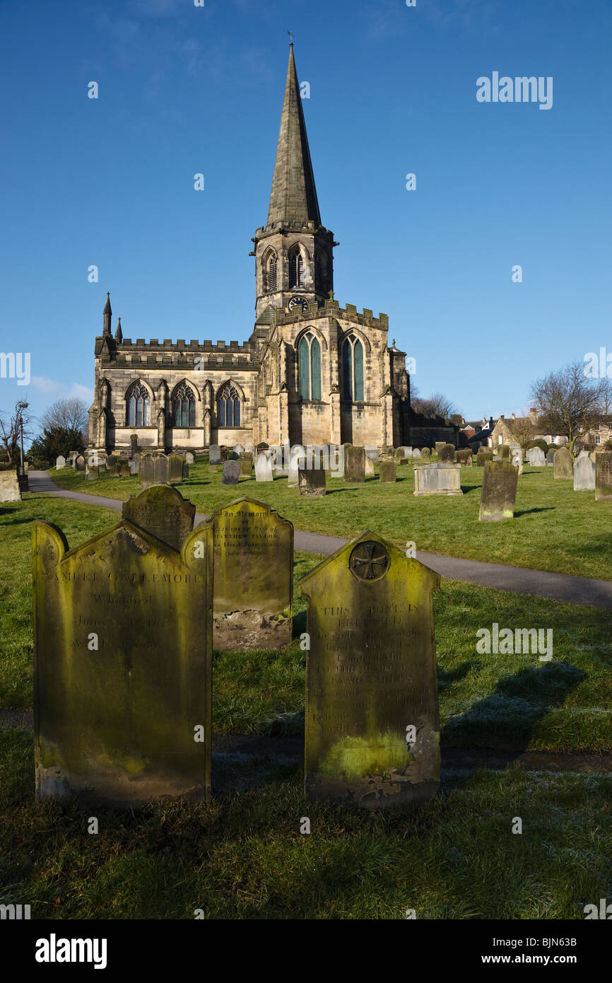 Parish Church of All Saints, Bakewell, Derbyshire Stock Photo - Alamy