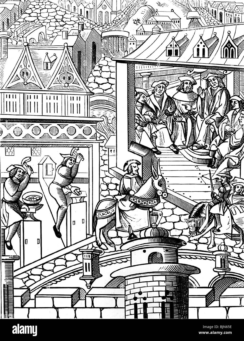 Medieval money Black and White Stock Photos & Images - Alamy