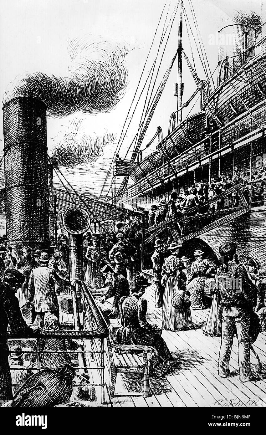 Emigration Ship High Resolution Stock Photography and Images - Alamy