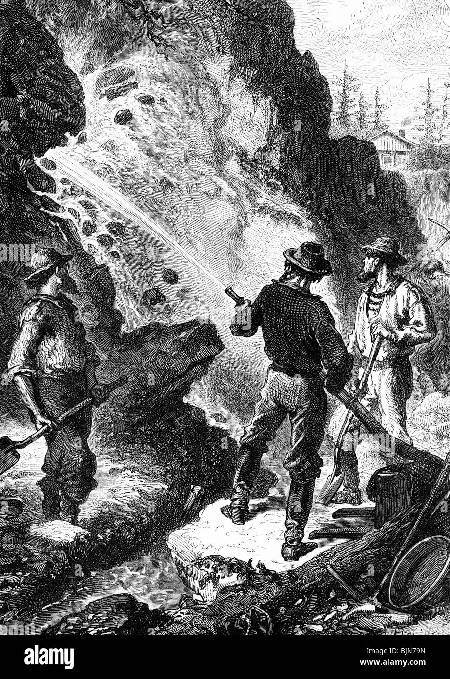 Gold miners hi-res stock photography and images - Alamy