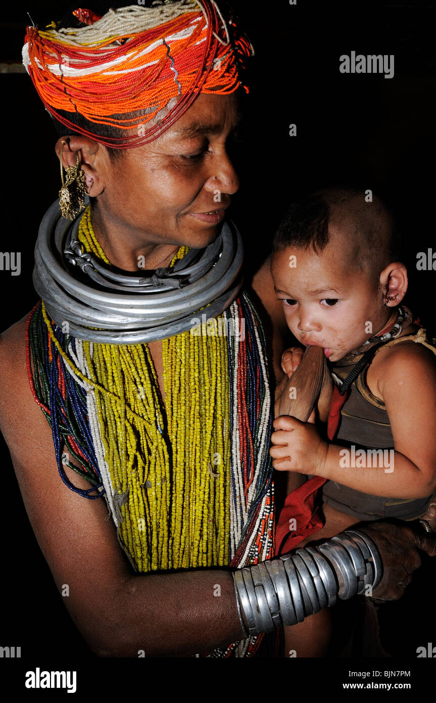 Bonda tribal woman Stock Photo - Alamy