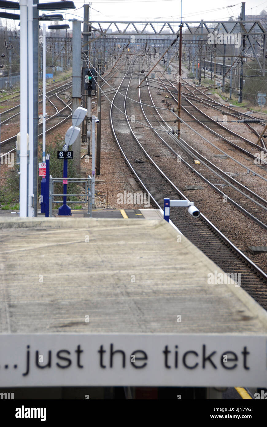 Rail strikes empty station hi-res stock photography and images - Alamy