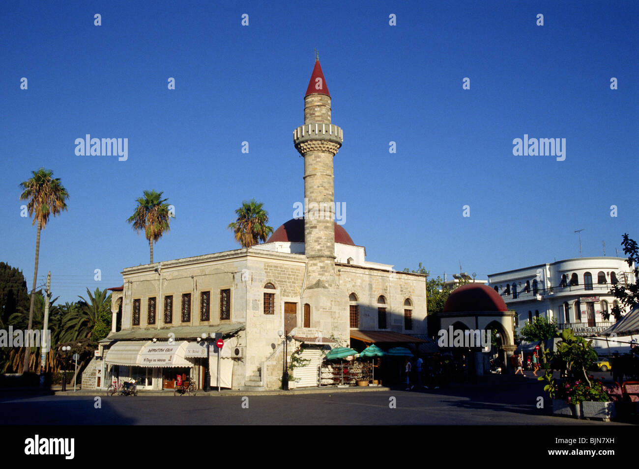 Greece, Dodecanese Islands, Kos, Defterdar mosque Stock Photo - Alamy