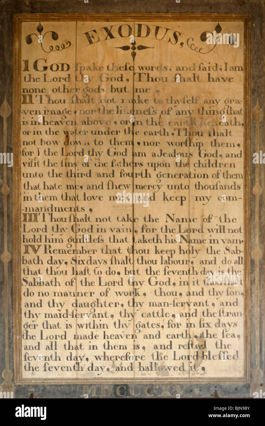 10 ten commandments hi-res stock photography and images - Alamy