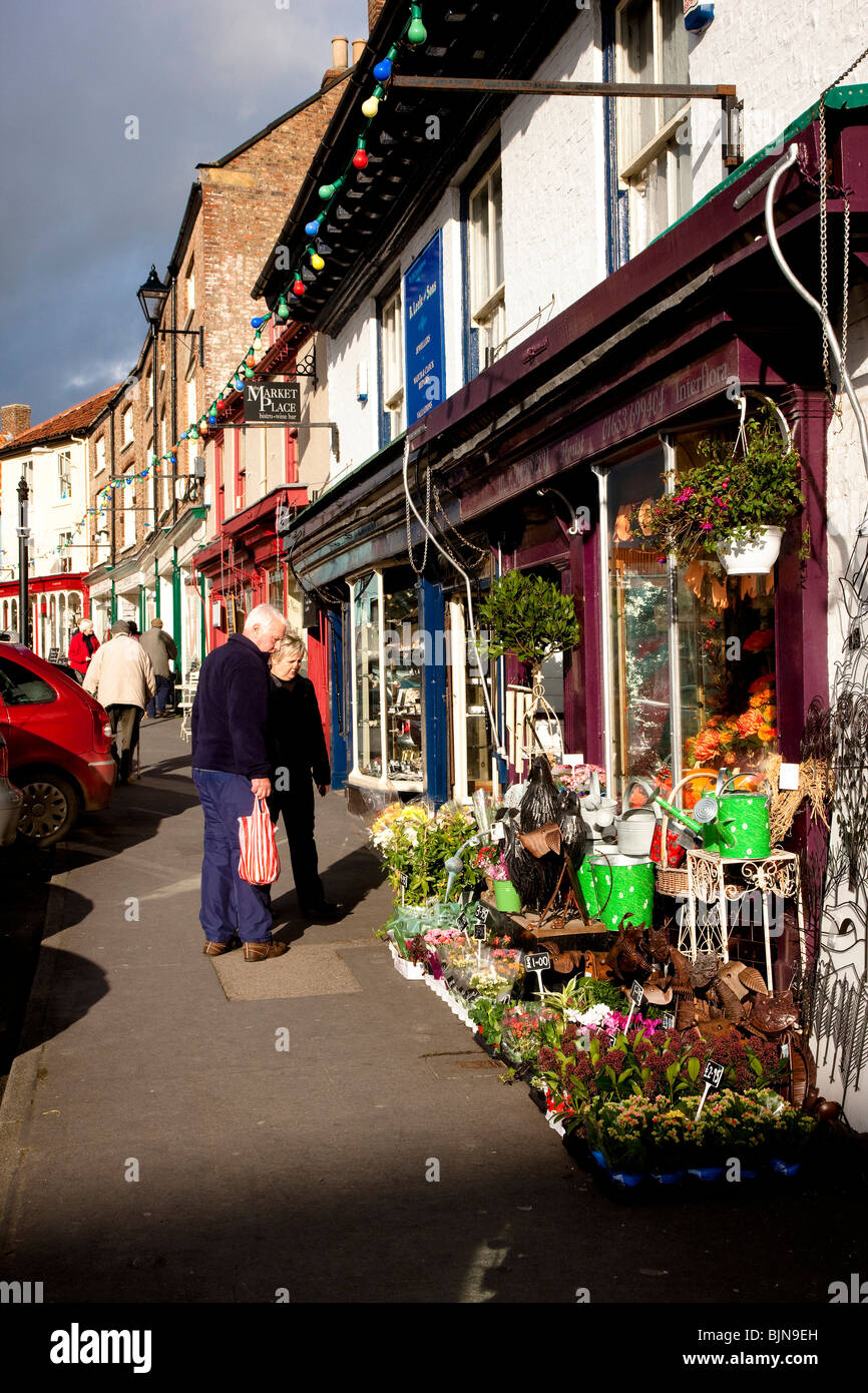 Market Place, Malton, Ryedale, North Yorkshire Stock Photo - Alamy
