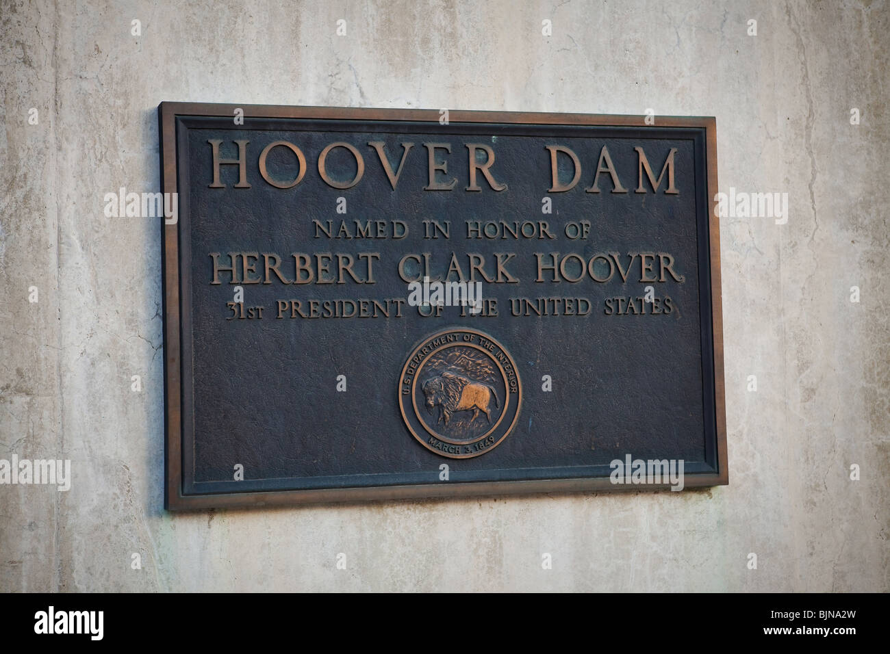 Hoover dam sign hoover dam hi-res stock photography and images - Alamy