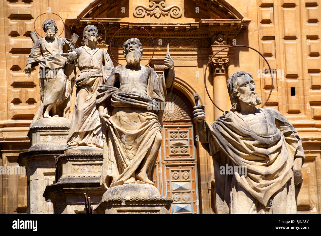 The Sicilian Baroque church of San Pietro. , Modica, Sicily Stock Photo ...