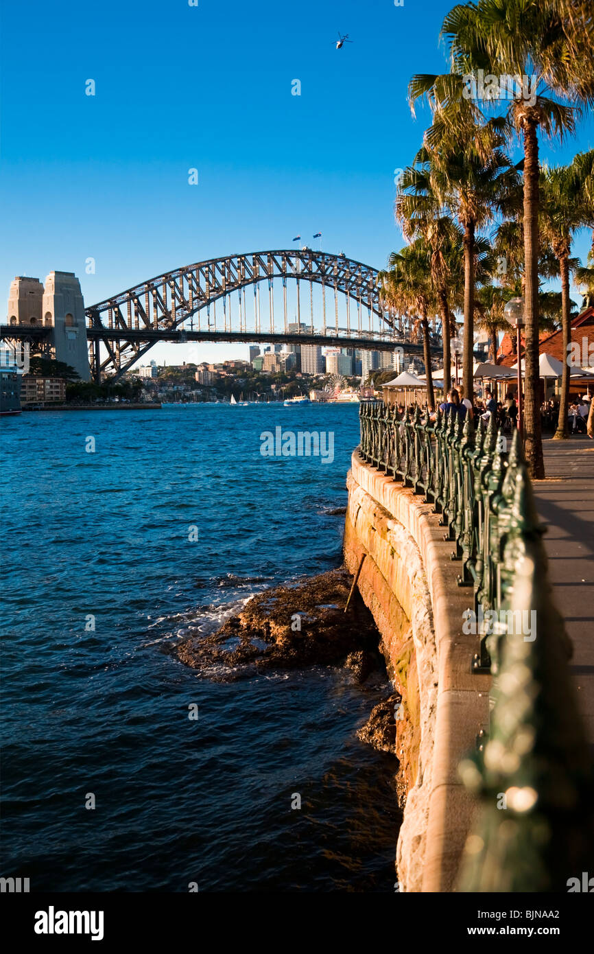 Bridge across bay, Sydney, Australia Stock Photo - Alamy