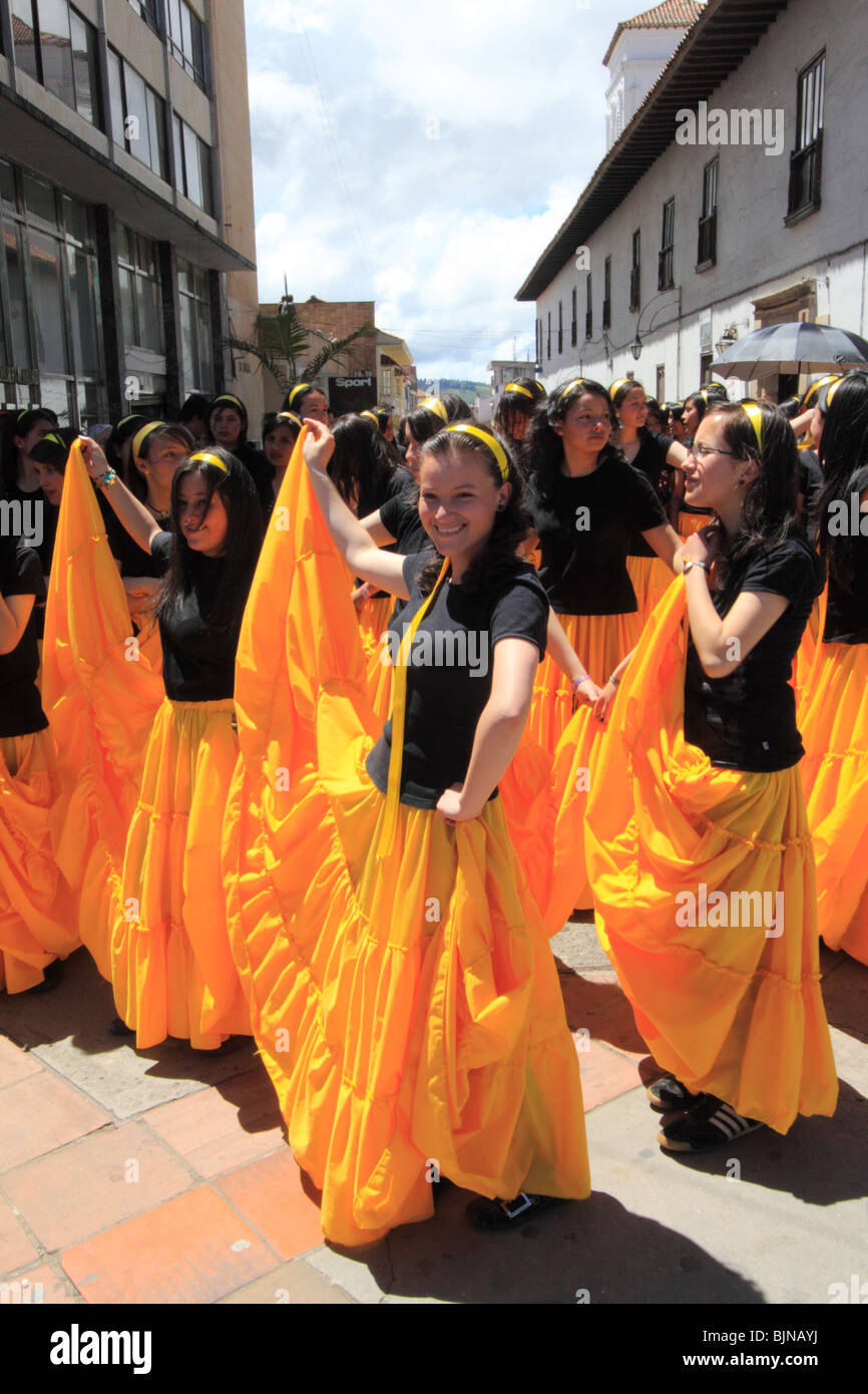 Girl posing in a cultural event, Tunja, Boyaca, Colombia, Shout America ...