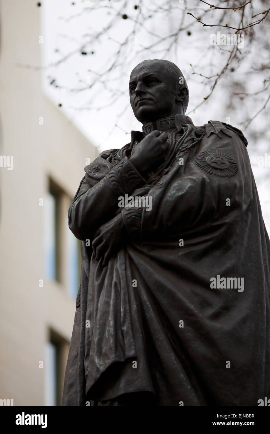 Statue of George Nathaniel first Marquess Curzon of Kedleston former ...