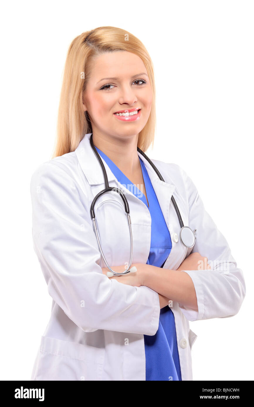 A portrait of a female doctor Stock Photo - Alamy
