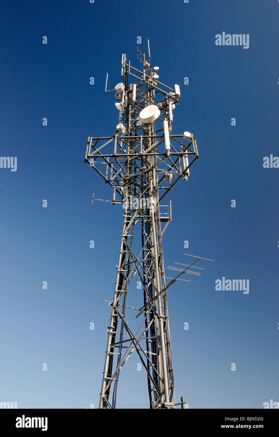 Work mobile mast blue hi-res stock photography and images - Alamy