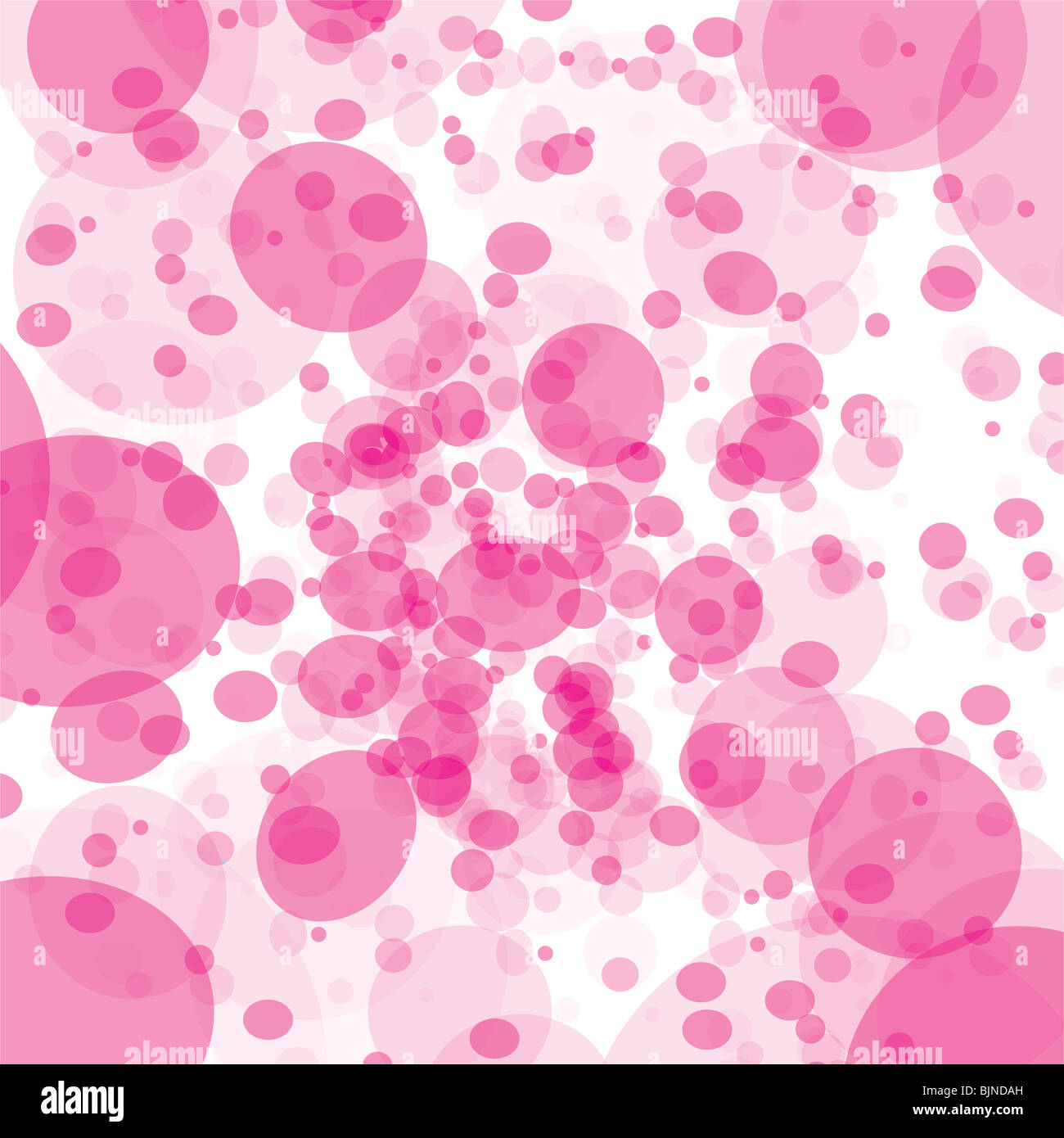 Abstract bubble background with pink transparent designed pattern Stock ...