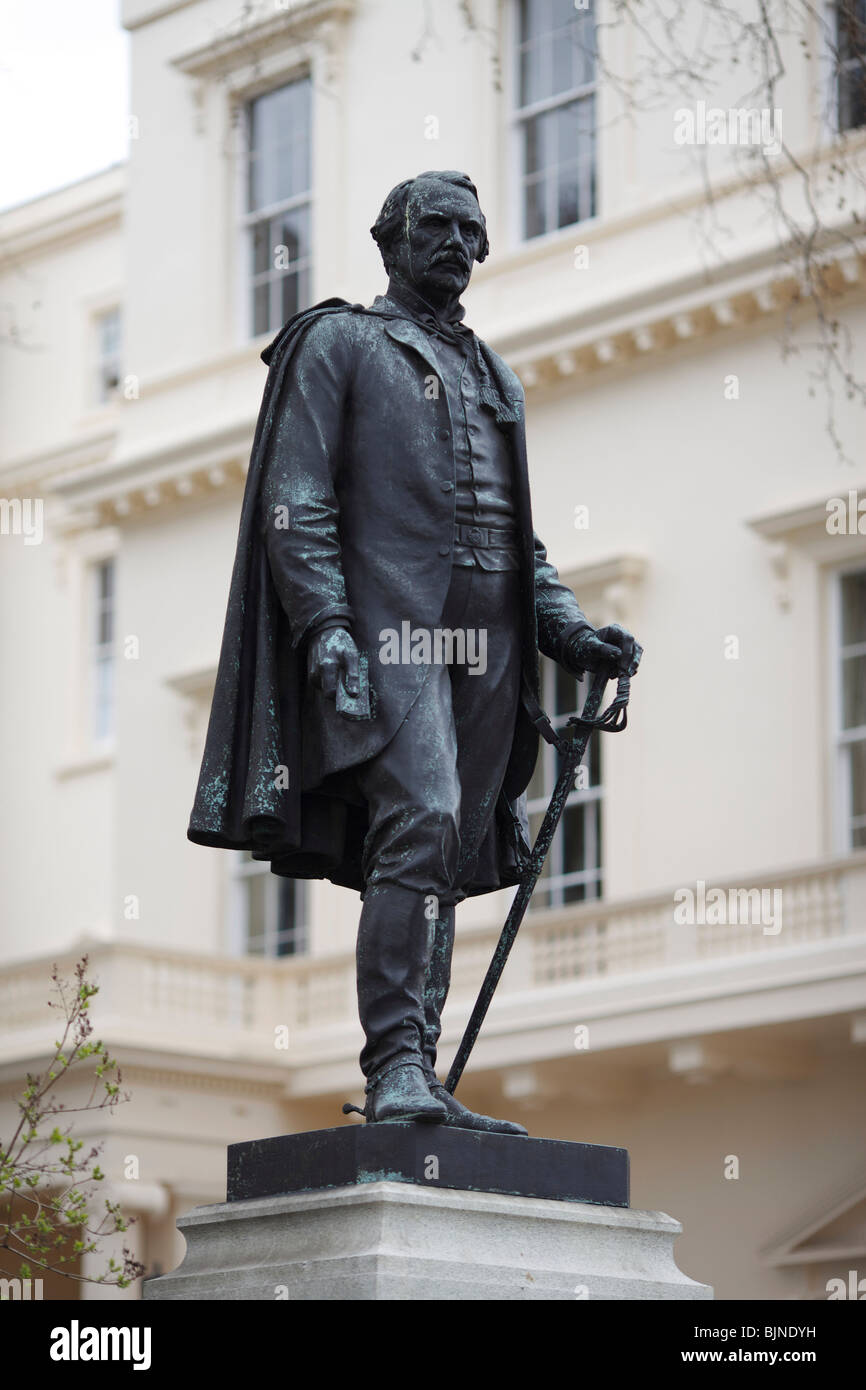 Bronze statue of John laird Mair first Baron Lawrence British hero of ...