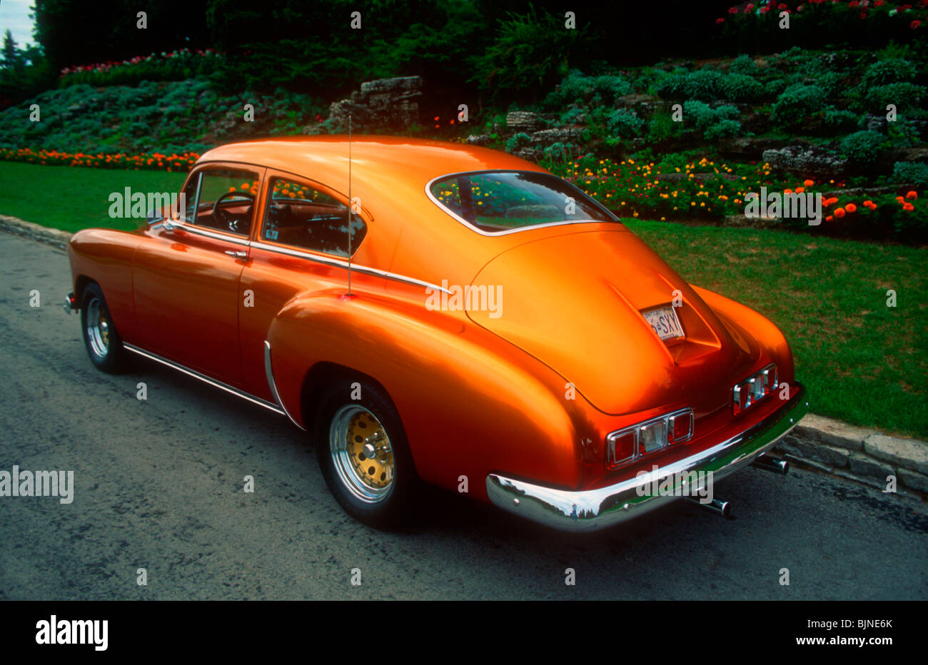 1950 Pontiac Torpedo Back Stock Photo - Alamy