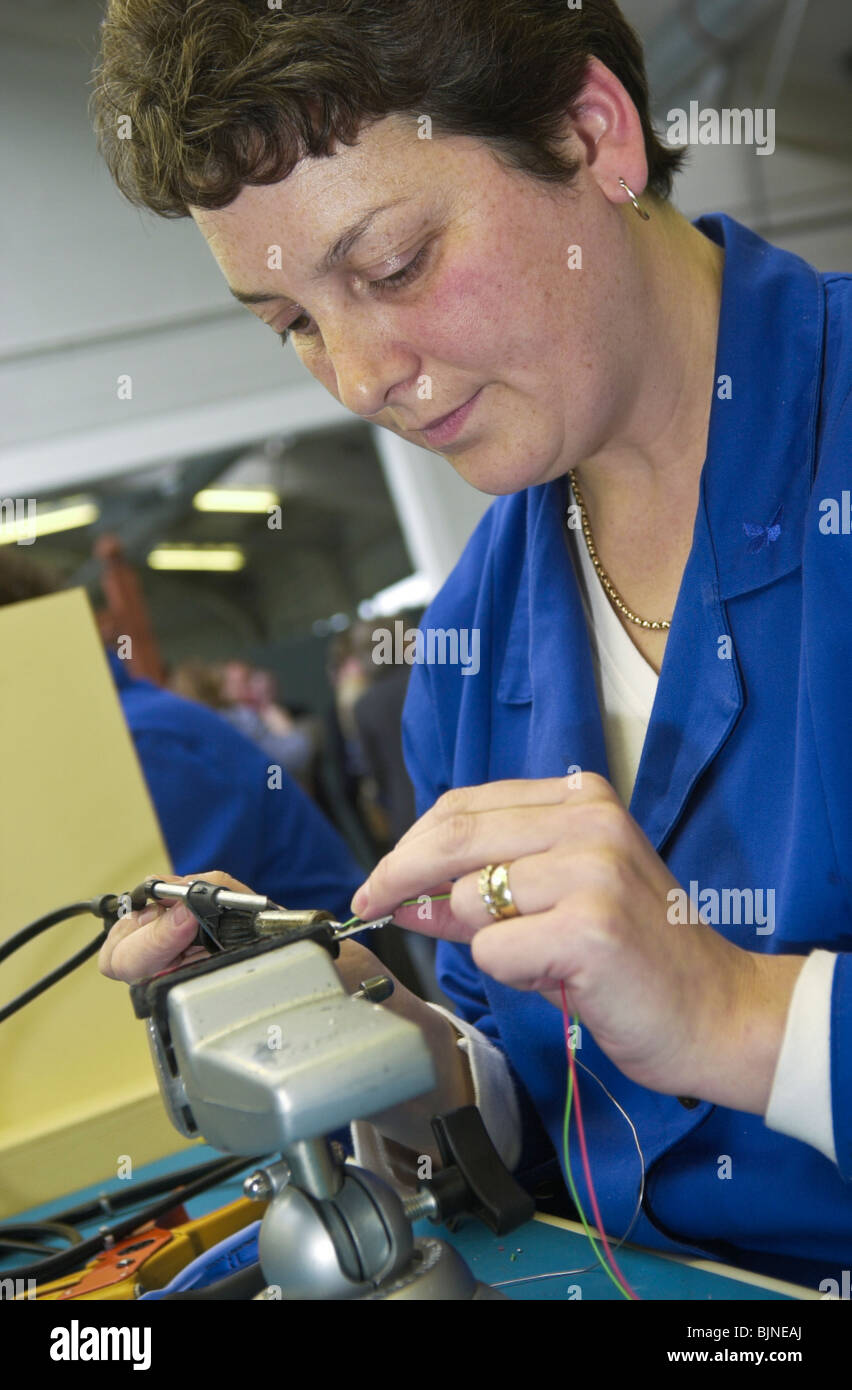 Women soldering hi-res stock photography and images - Alamy