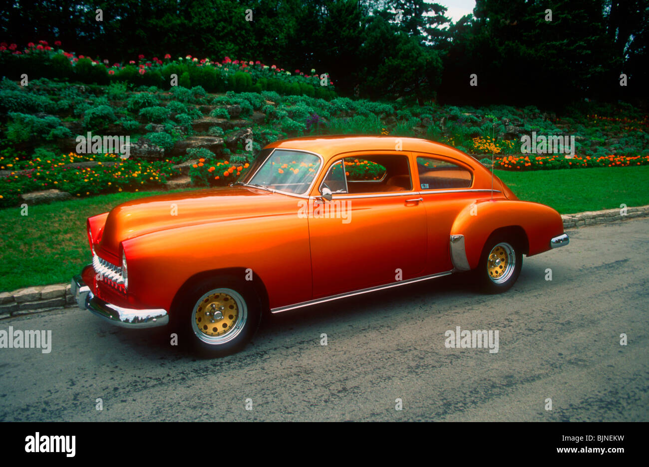 1950 Pontiac Torpedo Back Stock Photo - Alamy