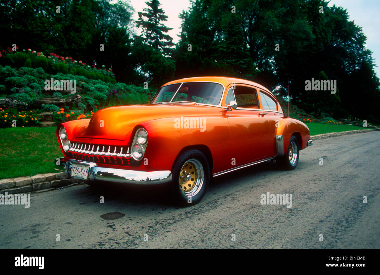 1950 Pontiac Torpedo Back Stock Photo - Alamy