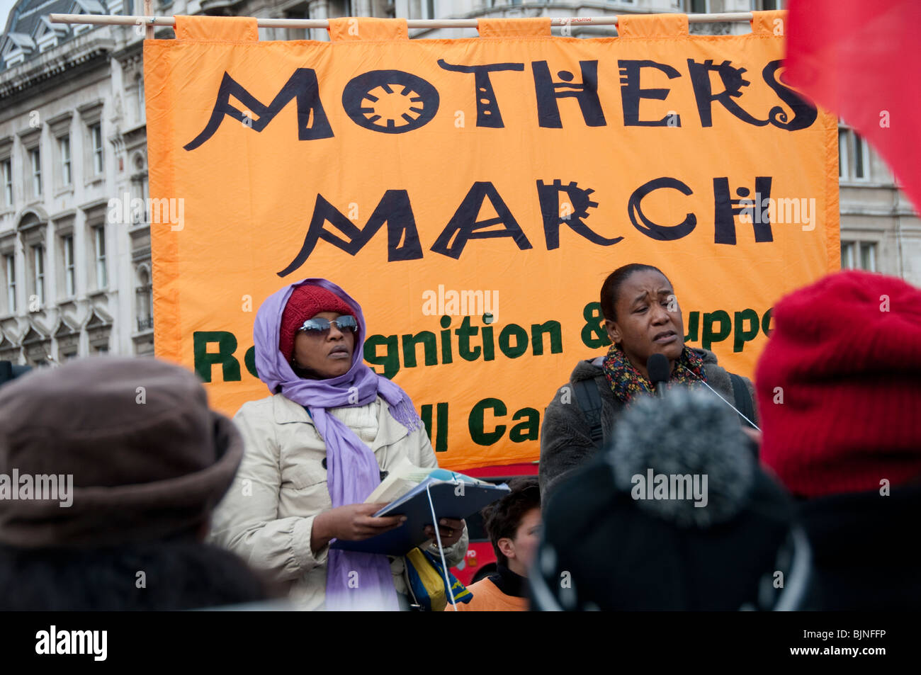March & protest in London for Mothers struggling due to abuse. war ...