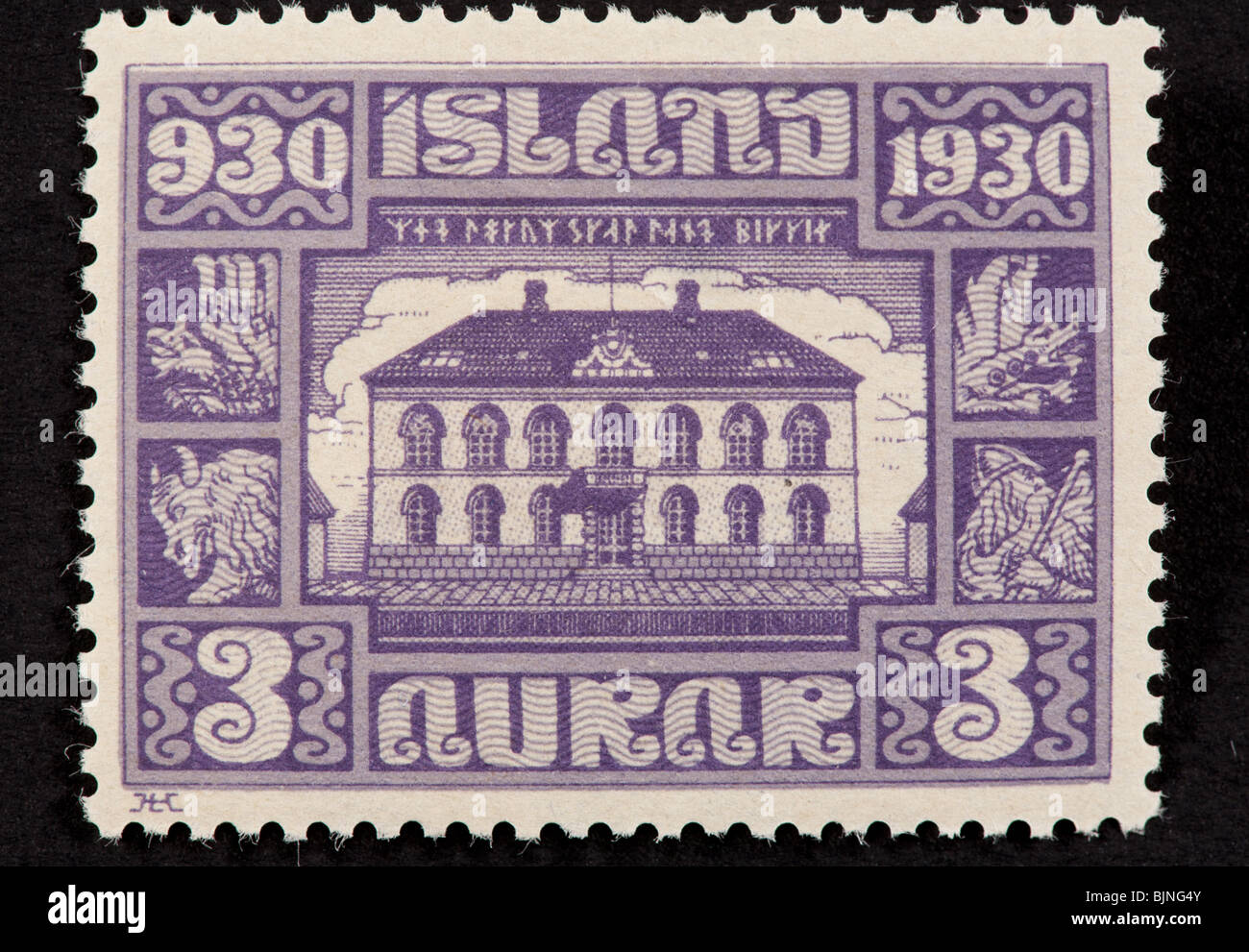 Postage stamp iceland hi-res stock photography and images - Alamy