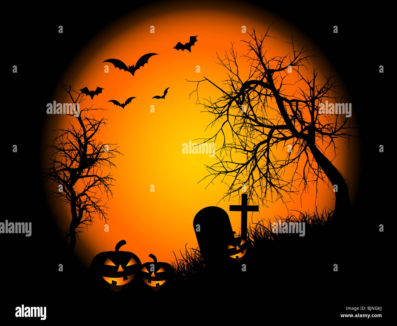 Spooky halloween scene jack hi-res stock photography and images - Alamy