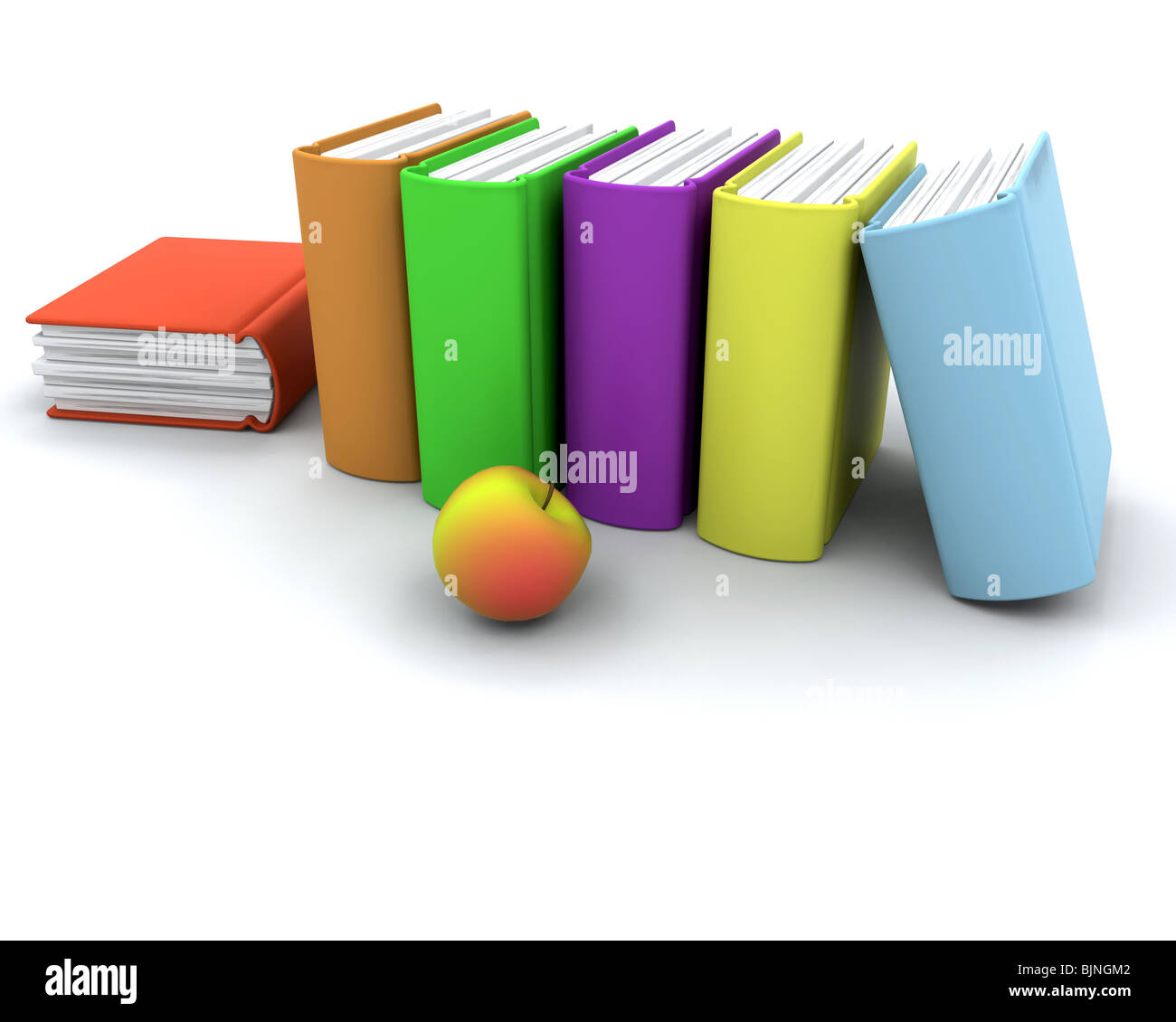 3d apple hi-res stock photography and images - Alamy