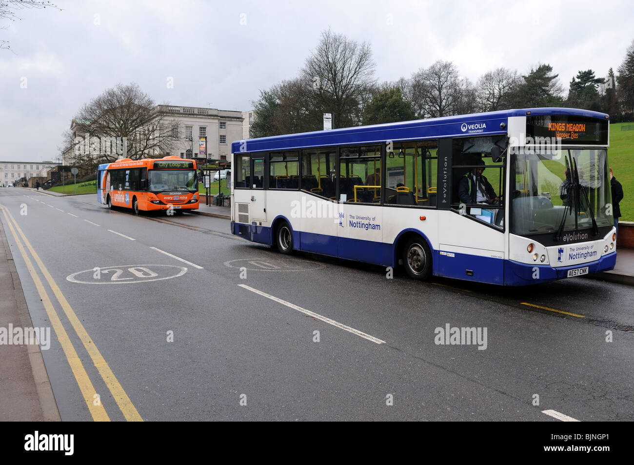 Nottingham bus hi-res stock photography and images - Alamy