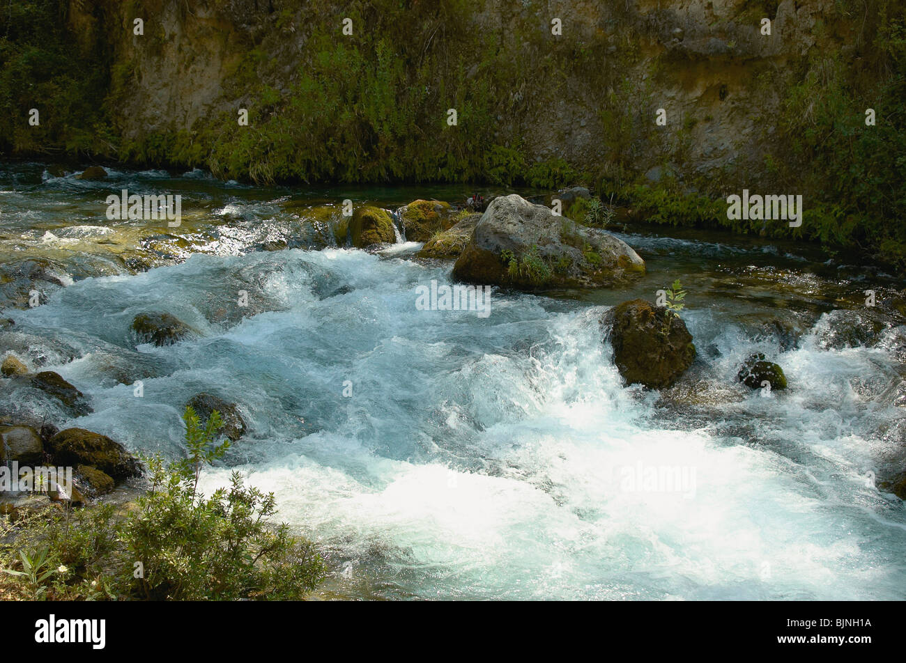 fast flowing stream in turkey Stock Photo - Alamy