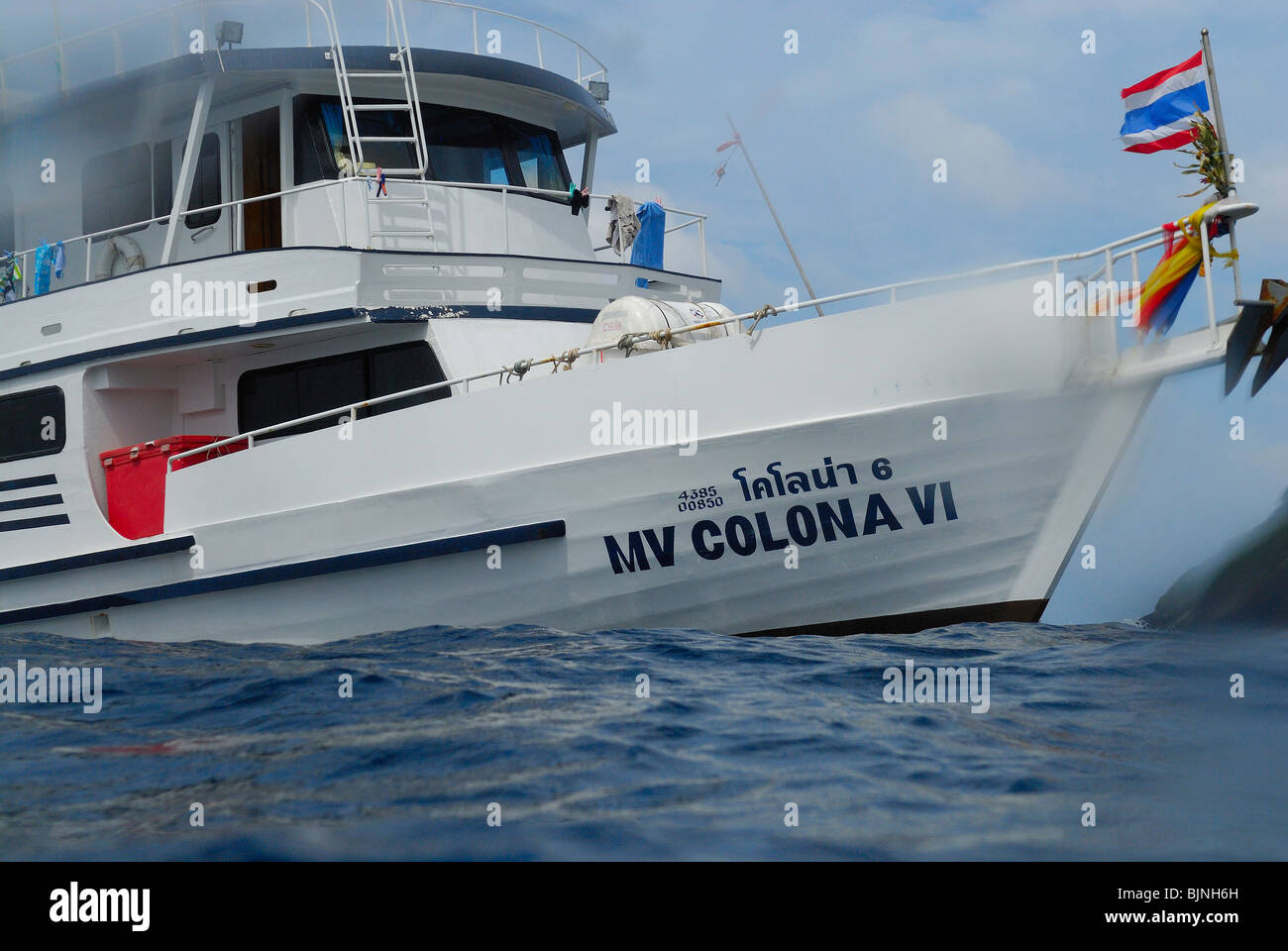 Diving boat in the Similan Islands, Andaman Sea Stock Photo - Alamy