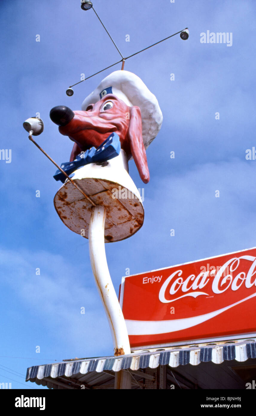 Doggie Diner mascot Stock Photo - Alamy