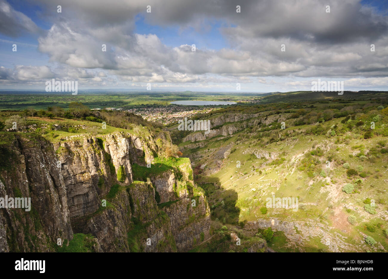 Cheddar gorge aerial hi-res stock photography and images - Alamy