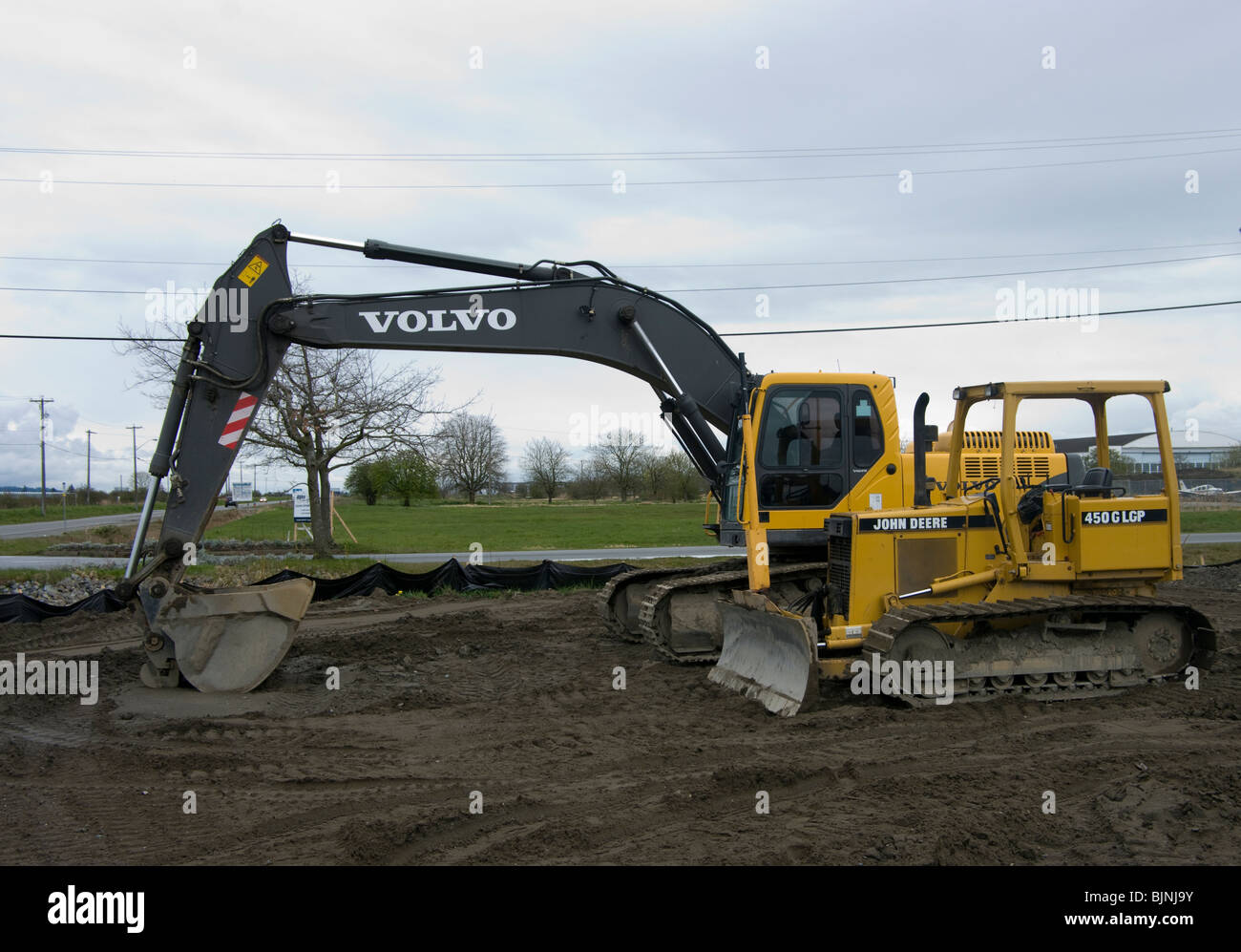 Small bulldozer hi-res stock photography and images - Alamy