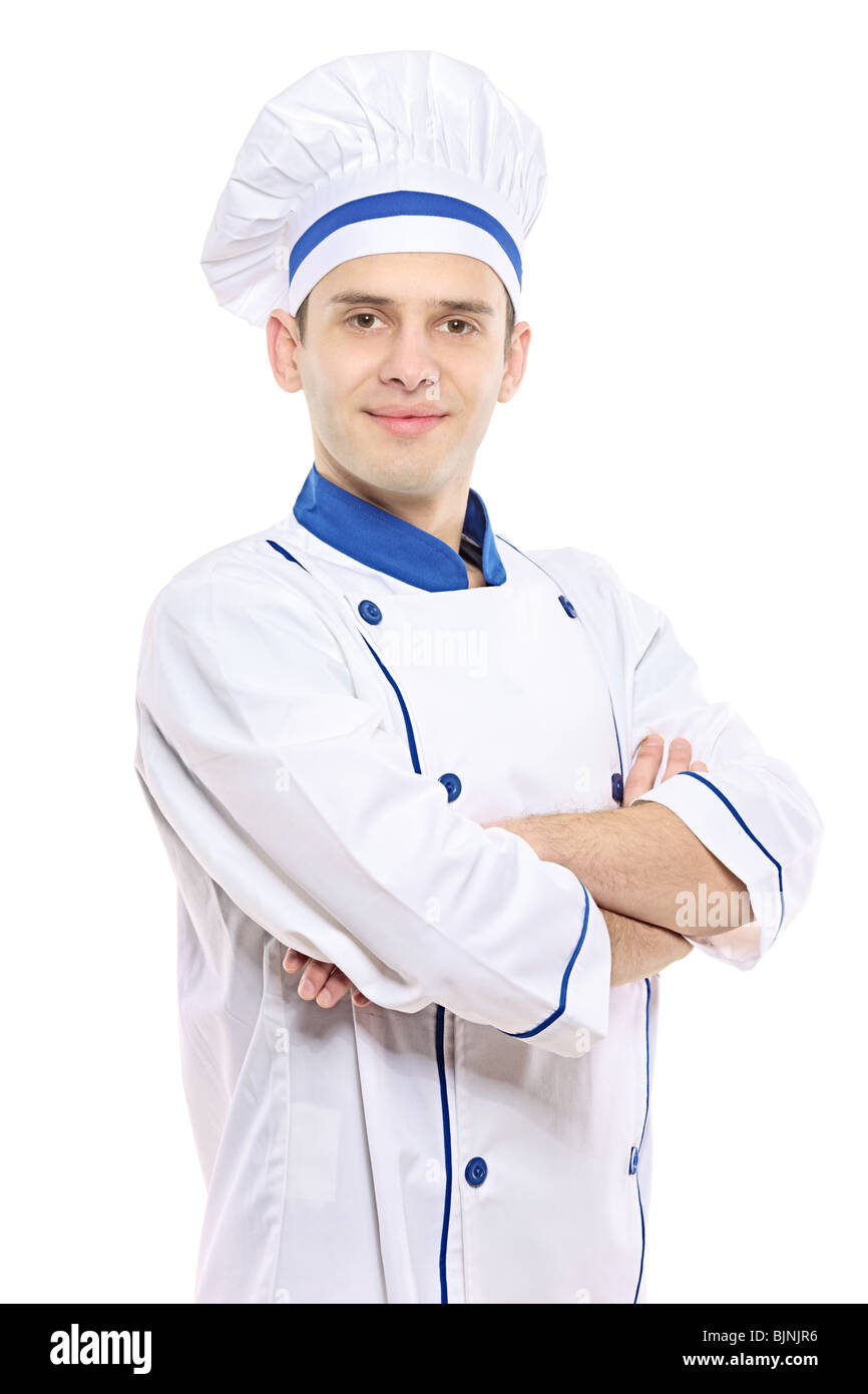 Portrait of confident chef Stock Photo - Alamy